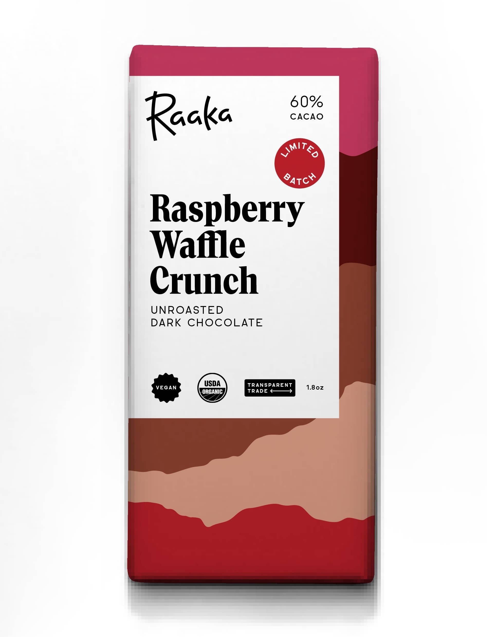60% Raspberry Waffle Crunch Bar - Valentine's Limited Batch | The ... 60% Raspberry Waffle Crunch Bar - Valentine's Limited Batch | The ...